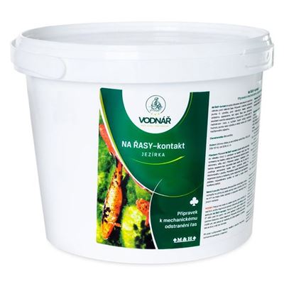 Přípravek na čištění jezírka Vodnář NA ŘASY kontakt 3kg (30 - 60 m2 ...