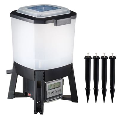 Automatické solární krmítko pro ryby Ubbink Fish Feeder 6 l | DOLTAK