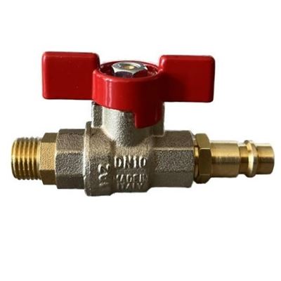 Adaptér pro kompresor s ventilem 1/4" M pro zazimování závlahy | DOLTAK